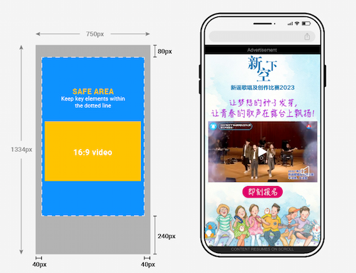 手机滚动式广告 | SPH Media